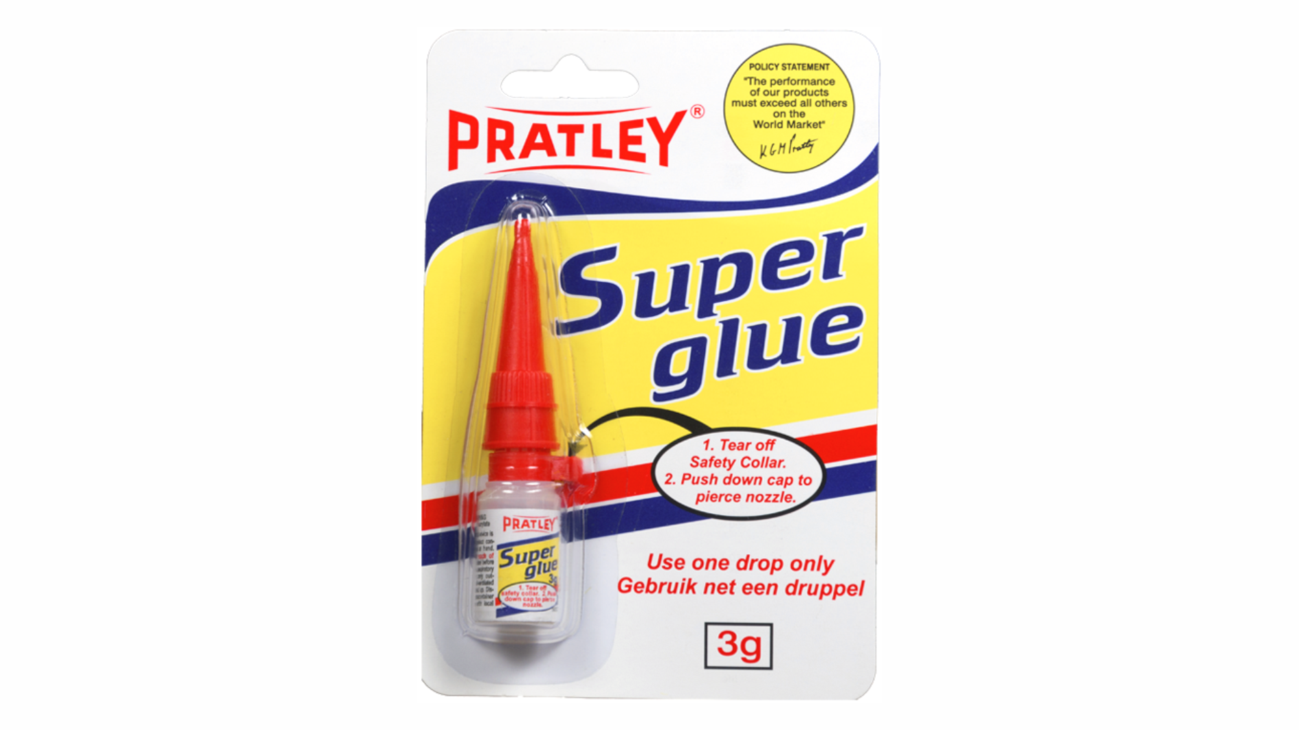 Pratley Superglue 3g | DIY Adhesives | Pratley Adhesives